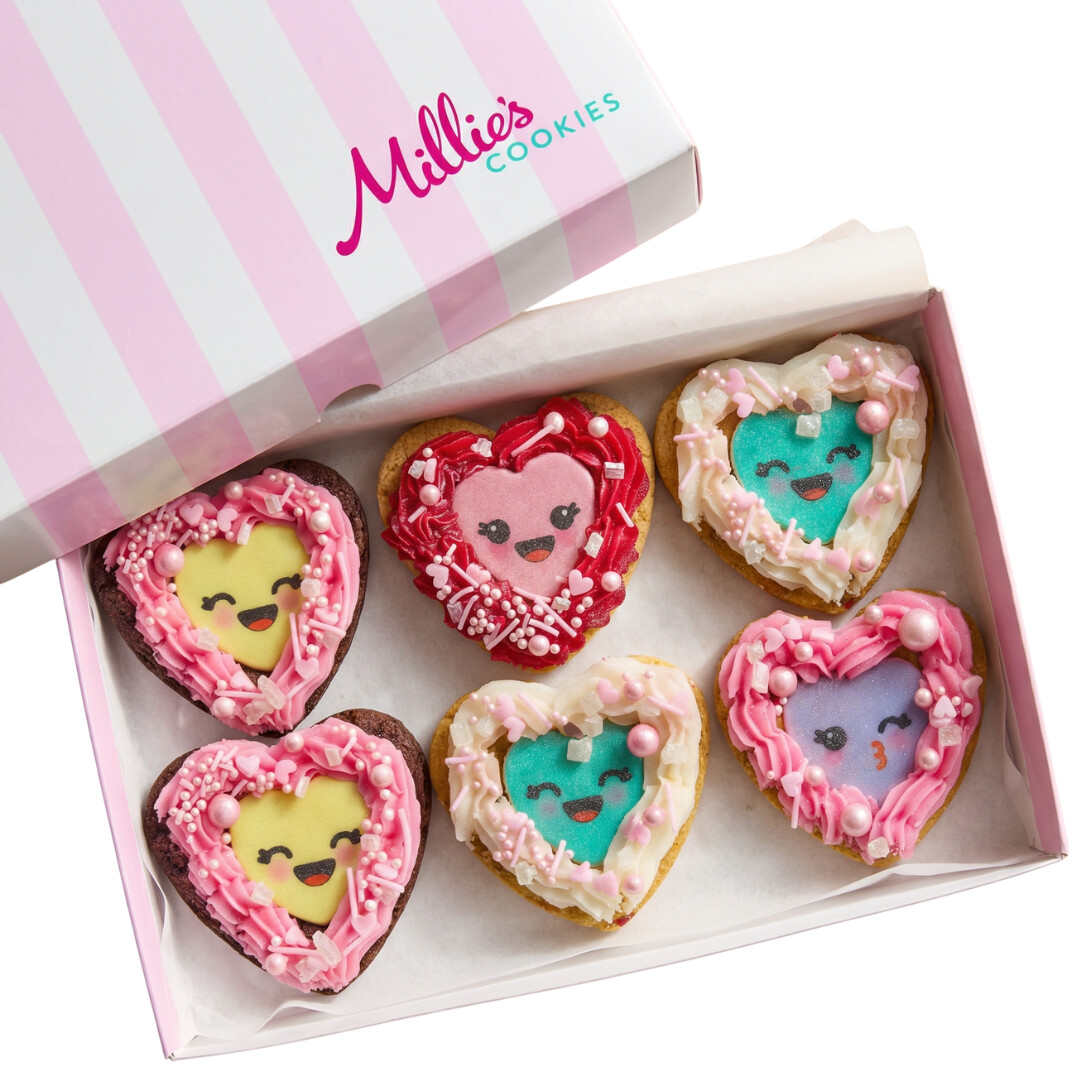 Millie’s Sweethearts Heart Cookie Cupcakes | Valentine’s £2.49