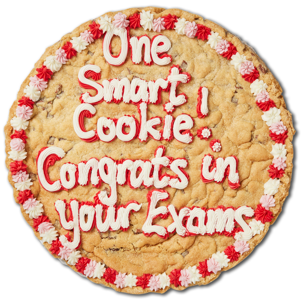 Congrats In Your Exams | Giant Cookie | Millie's Cookies Congrats In ...