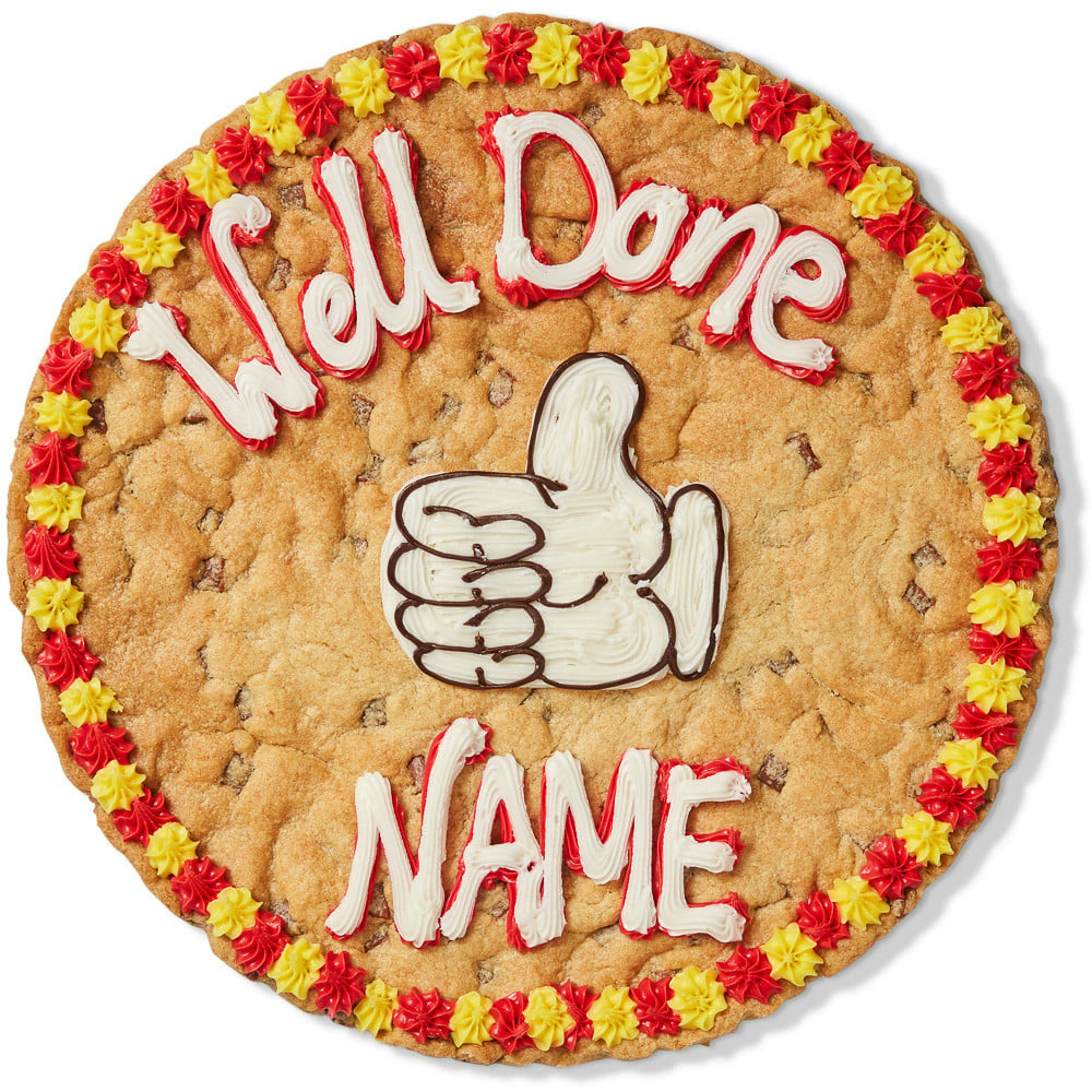 Well Done (name) Giant Cookies