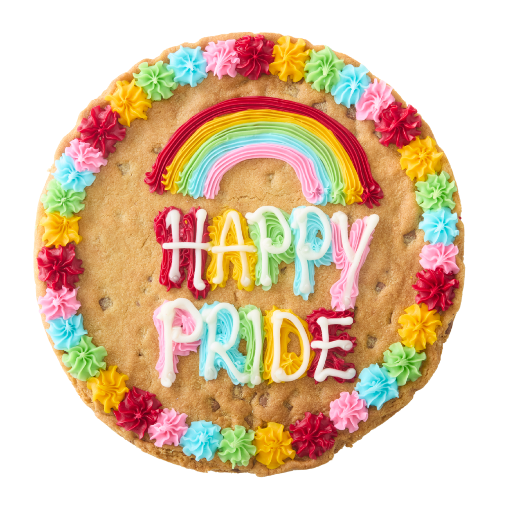 Happy Pride Giant Cookie | Millie’s Cookies | Celebrate Love & Flavour ...