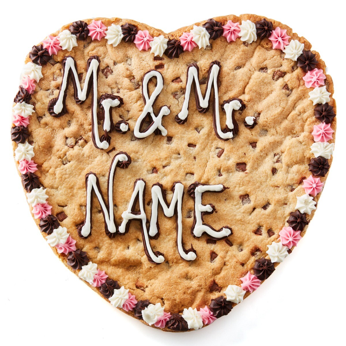 Mr & Mr (Name) Giant Cookies