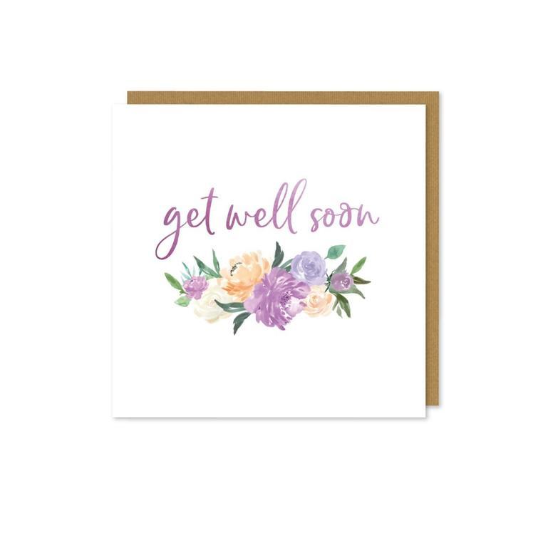 Get Well Soon Card Cookie Gifts